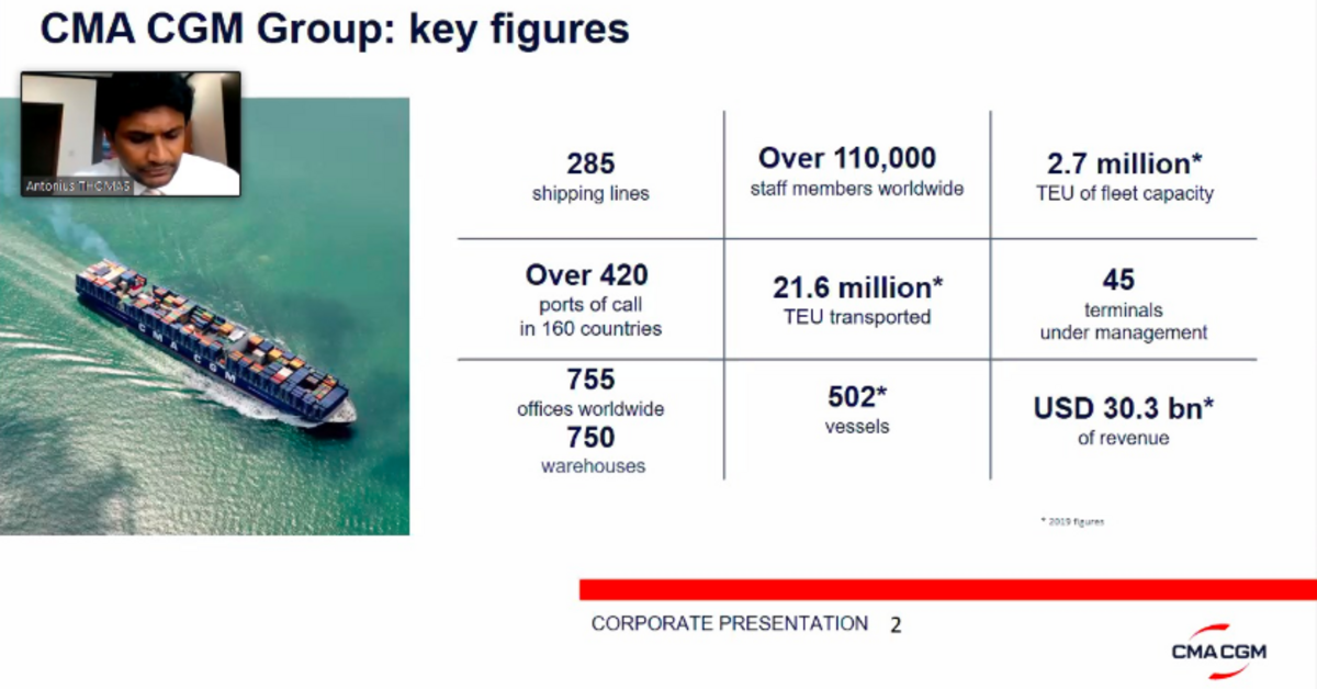 Webinaire FCCIB avec le PDG de CMA CGM sur «les solutions pour adapter ...