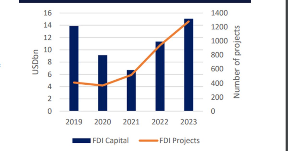 UAE ranks second in greenfield FDI; draws $15bn in 2023 | French ...