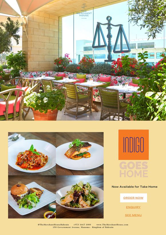 Indigo Terrace is NOW open ! And is now available for take-away ...